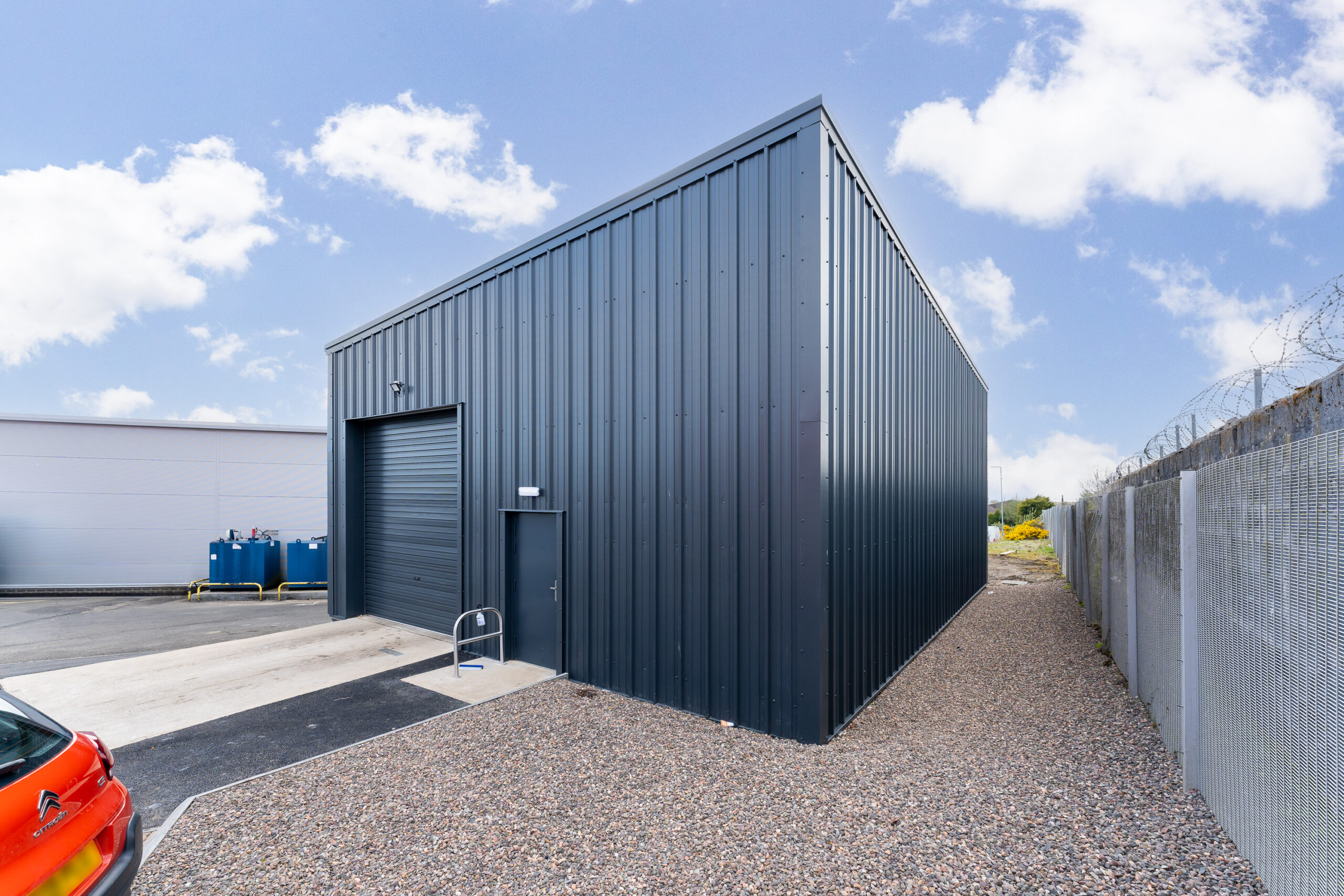 Arnold Clark Steel Building Construction | Lochlie Construction